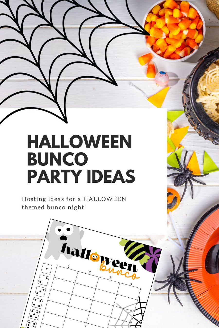 How to Host a Spooky Halloween Bunco Party: Ideas, Printables, and Mus ...