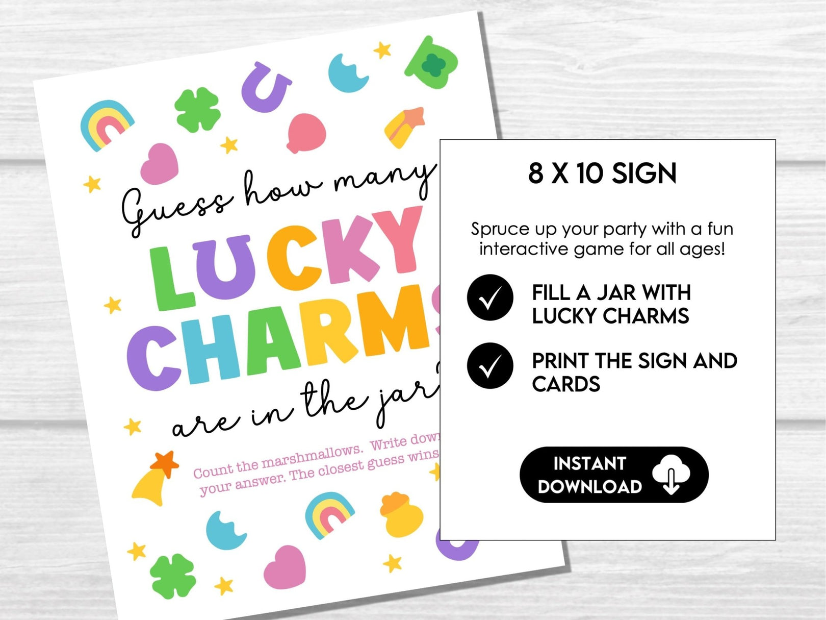 St. Patrick's Day Party Game - Guess the Lucky Charms! – Before The Party