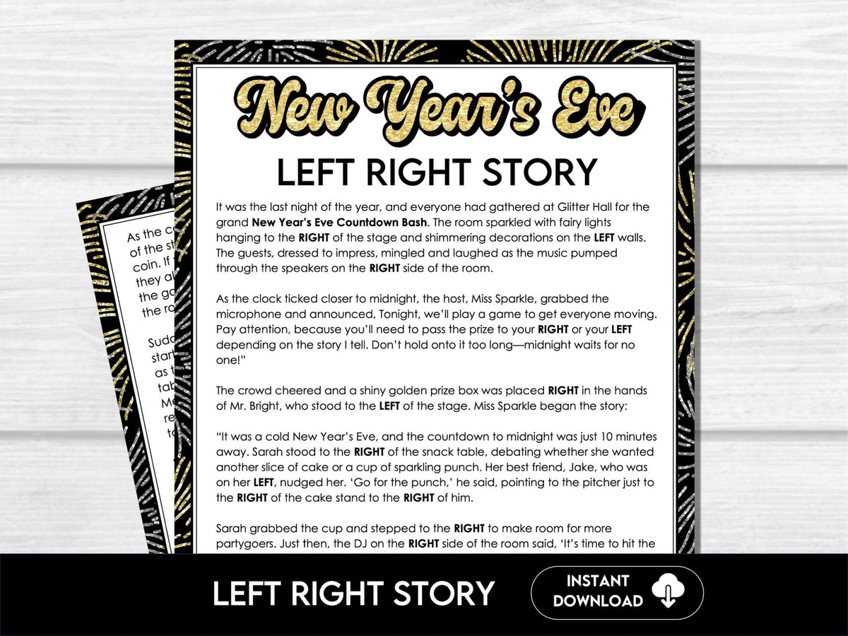 New Year's Eve Games – Before The Party