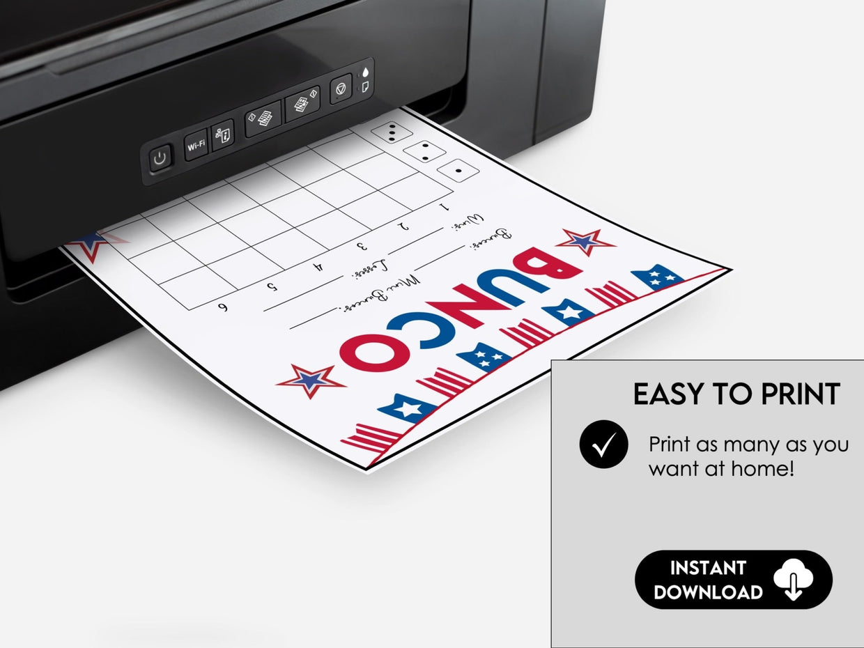 Patriotic USA Bunco Set - Labor Day Bunco, 4th of July Bunco – Before ...