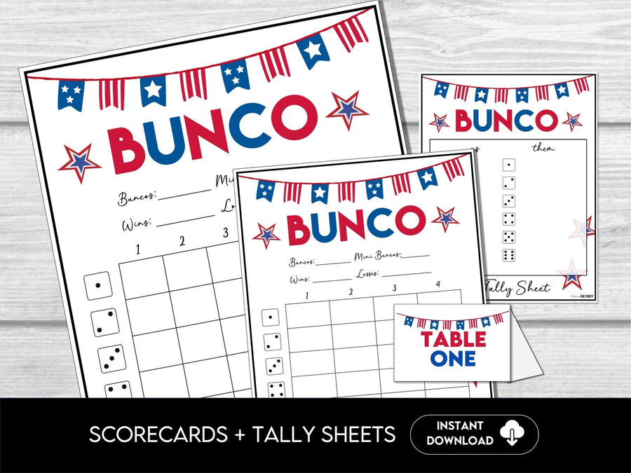 Summer Bunco Party Printables – Before The Party