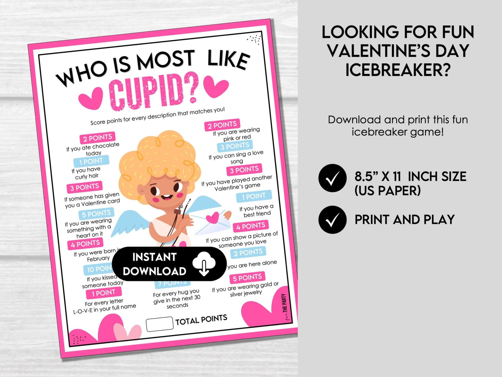 Valentine's Day Cupid Game for Adults and Kids – Before The Party