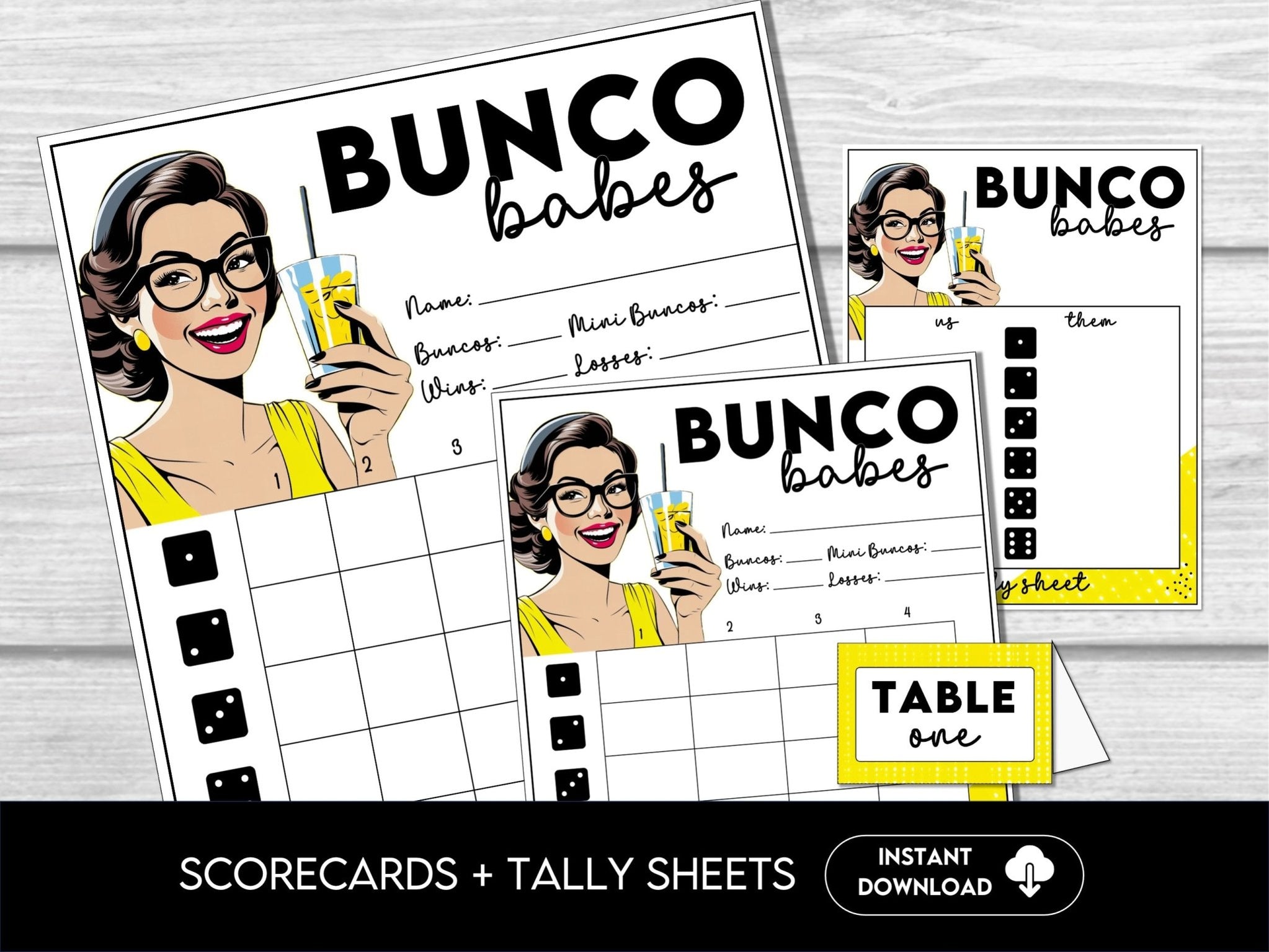 Printable Bunco Score Sheets For Your Next Party – Before The Party